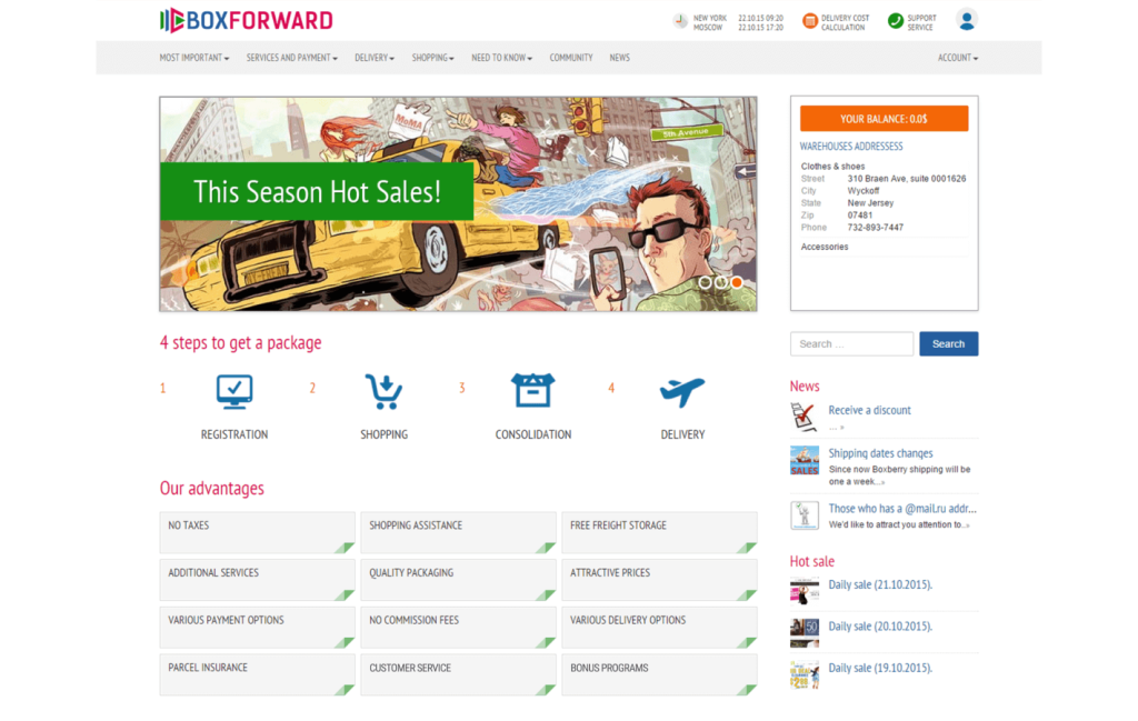 Boxforward: Warehouse & Freight Forwarding Logistics System
