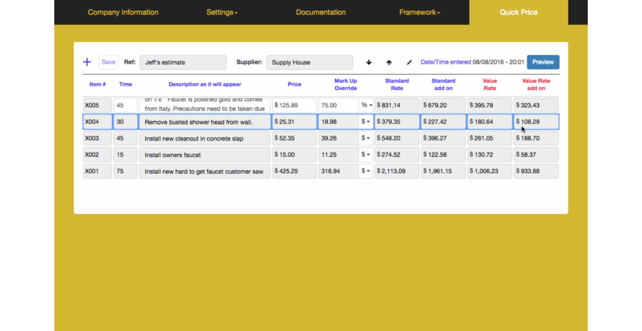 The LPSolutions: Flat Rate Price Book App Development