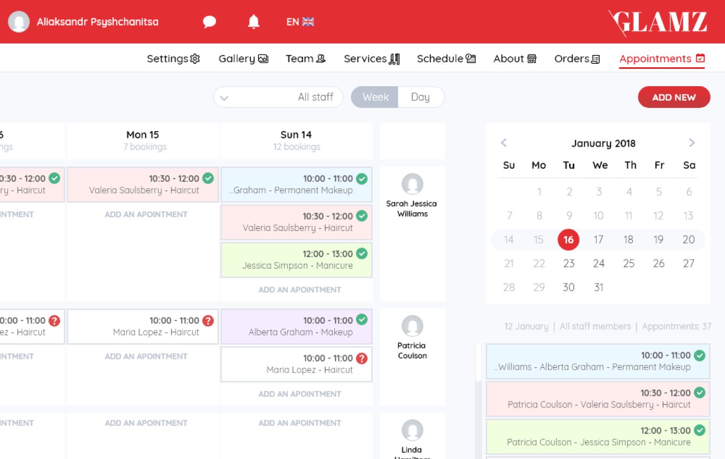 Glamz - Platform for Beauty Professionals - Case Study