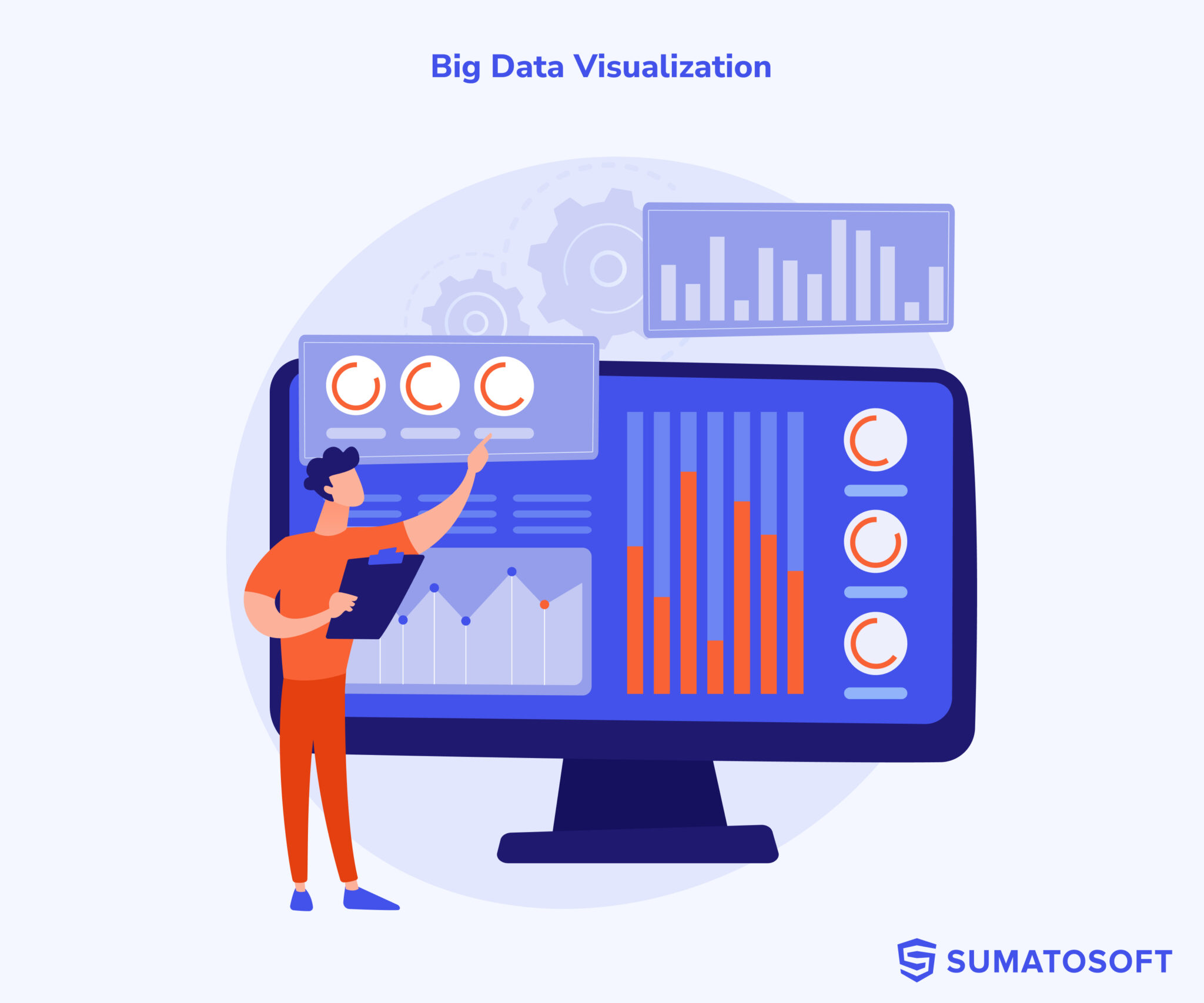 Big Data Visualization Implementation: Visualization Types, Tools